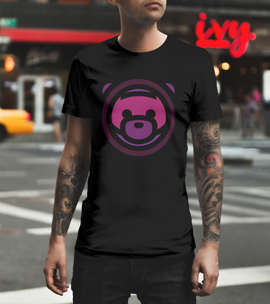 Aura 2 Pink Bear Face T-Shirt