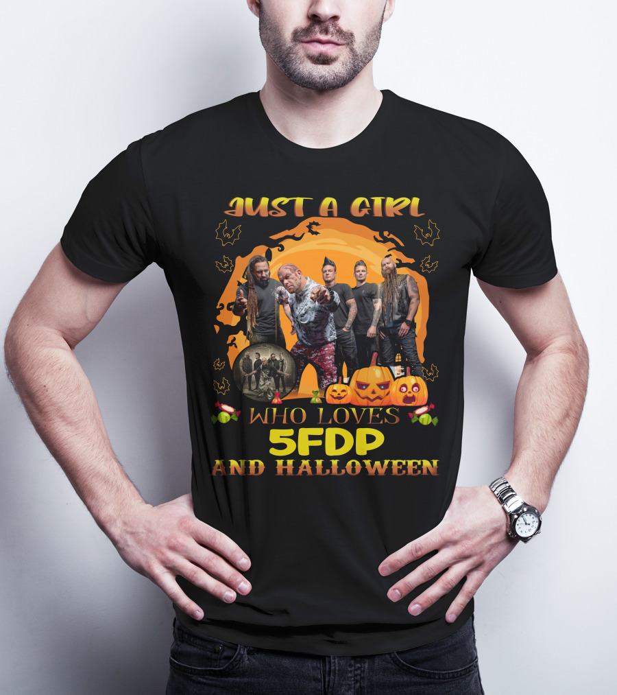 Just A Girl Who Loves 5FDP And Halloween T-Shirt