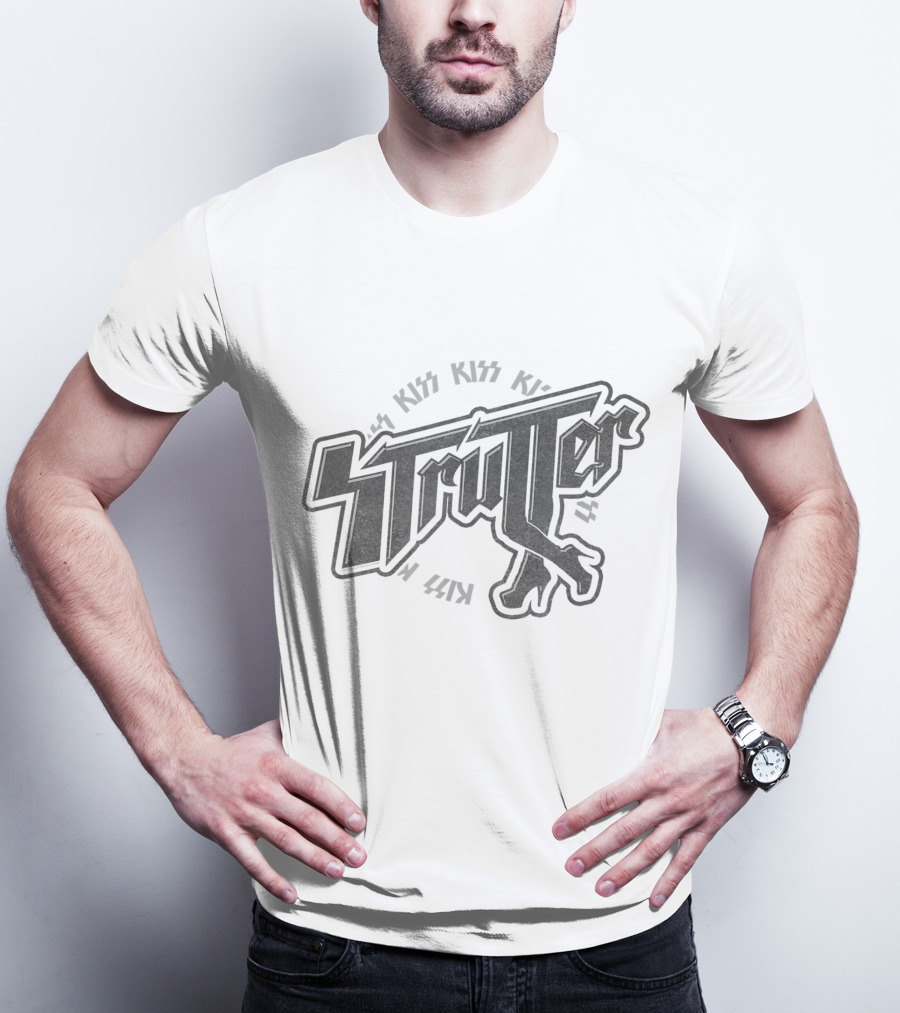 KISS Strutter Leg Logo Fan Merchandise T-Shirt