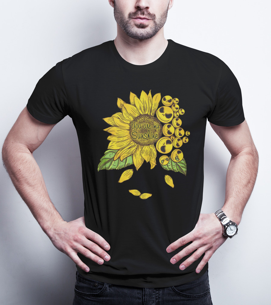 NIGHTMARE BEFORE CHRISTMAS YOU ARE MY SUNSHINE SUNFLOWER ICONS T-Shirt