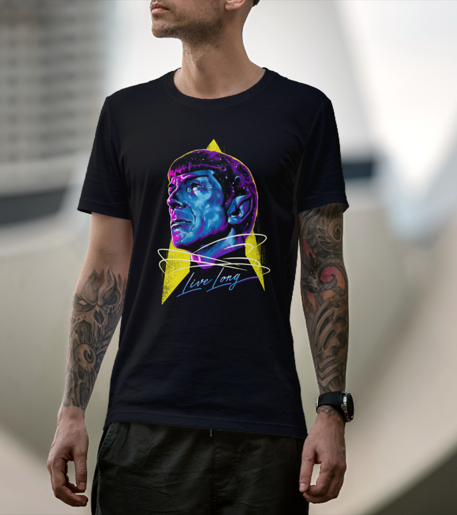 Live Long Star Trek Spock T-Shirt