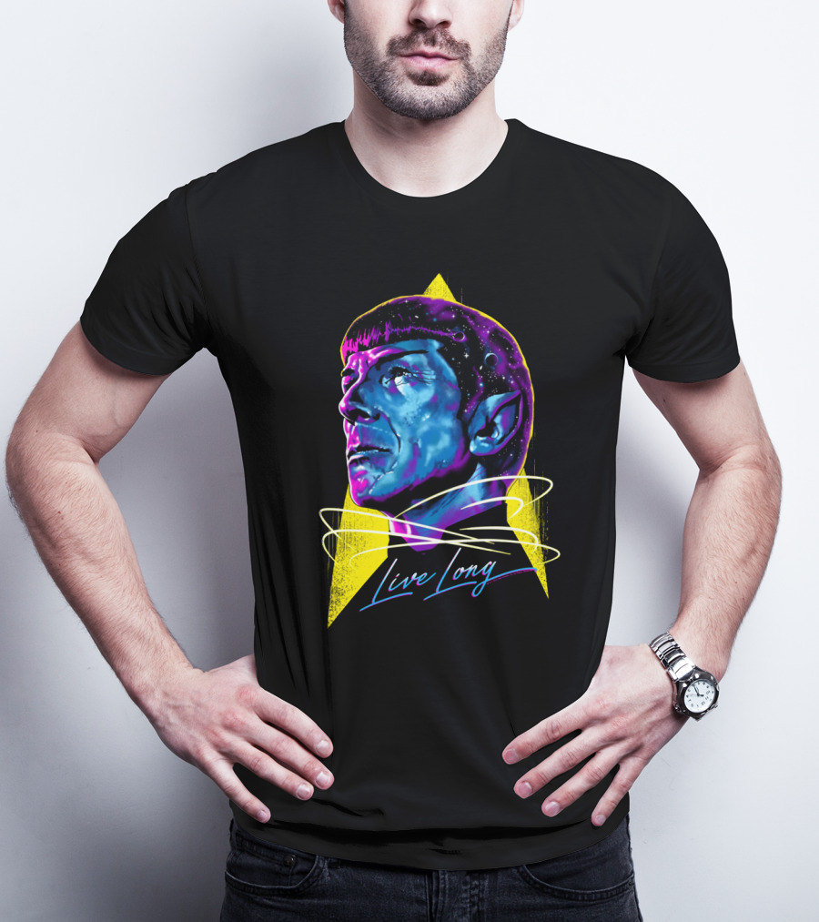 Live Long Star Trek Spock T-Shirt