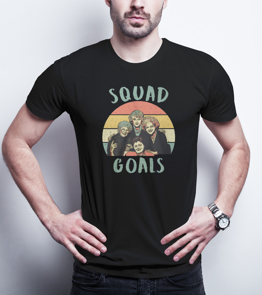 Squad Goals Golden Girls Retro T-Shirt