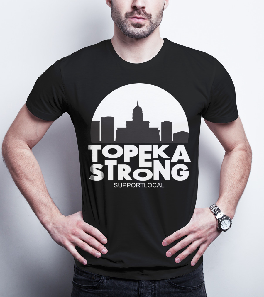 Topeka Strong Support Local Skyline T-Shirt