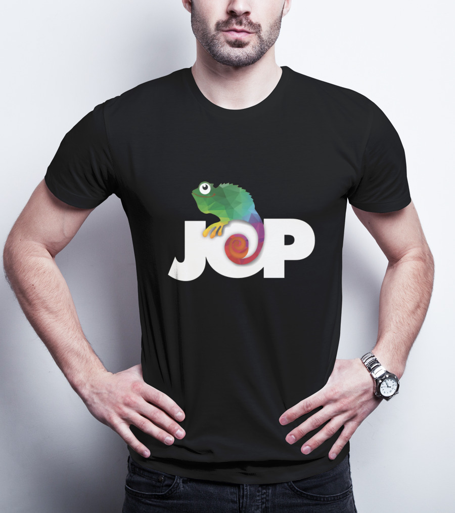 JOP Colorful Chameleon Logomerch T-Shirt
