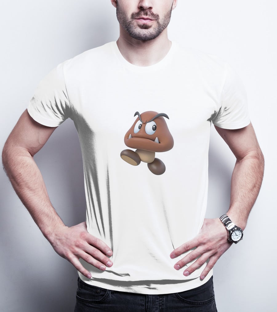 Mario Goomba Character T-Shirt