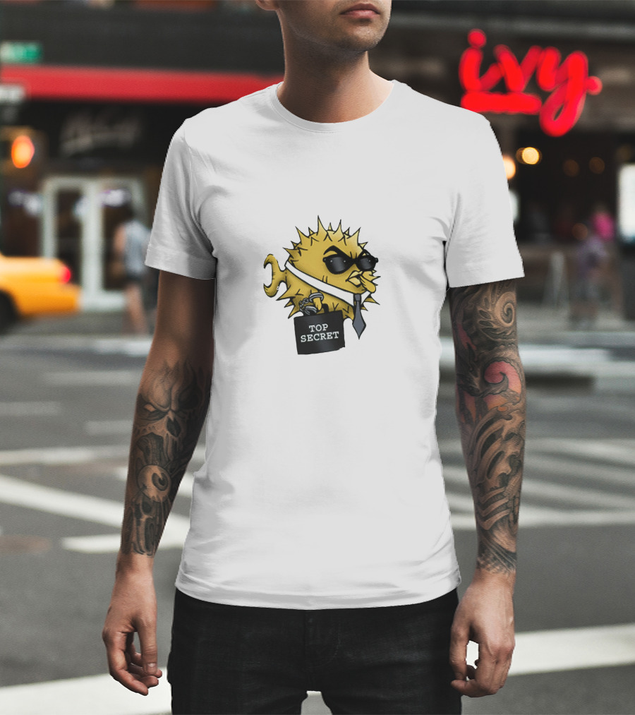 SSH Merch Top Secret Pufferfish Agent T-Shirt