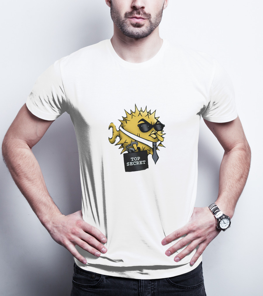 SSH Merch Top Secret Pufferfish Agent T-Shirt
