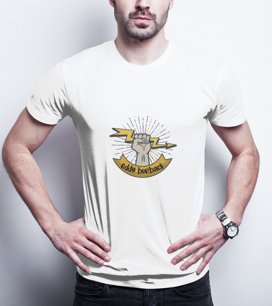 Eddy Burback Lightning Bolt Fist T-Shirt