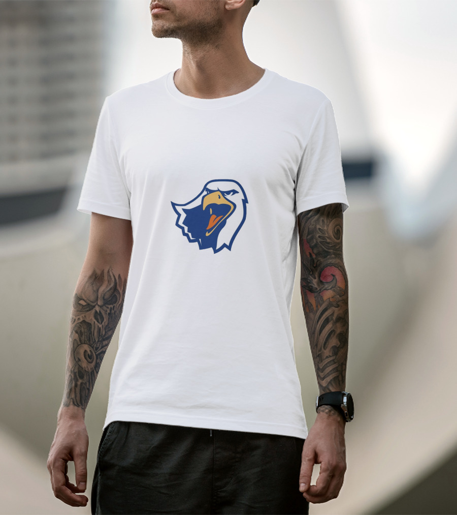 Whitney Simmons Bold Blue And Yellow Eagle T-Shirt
