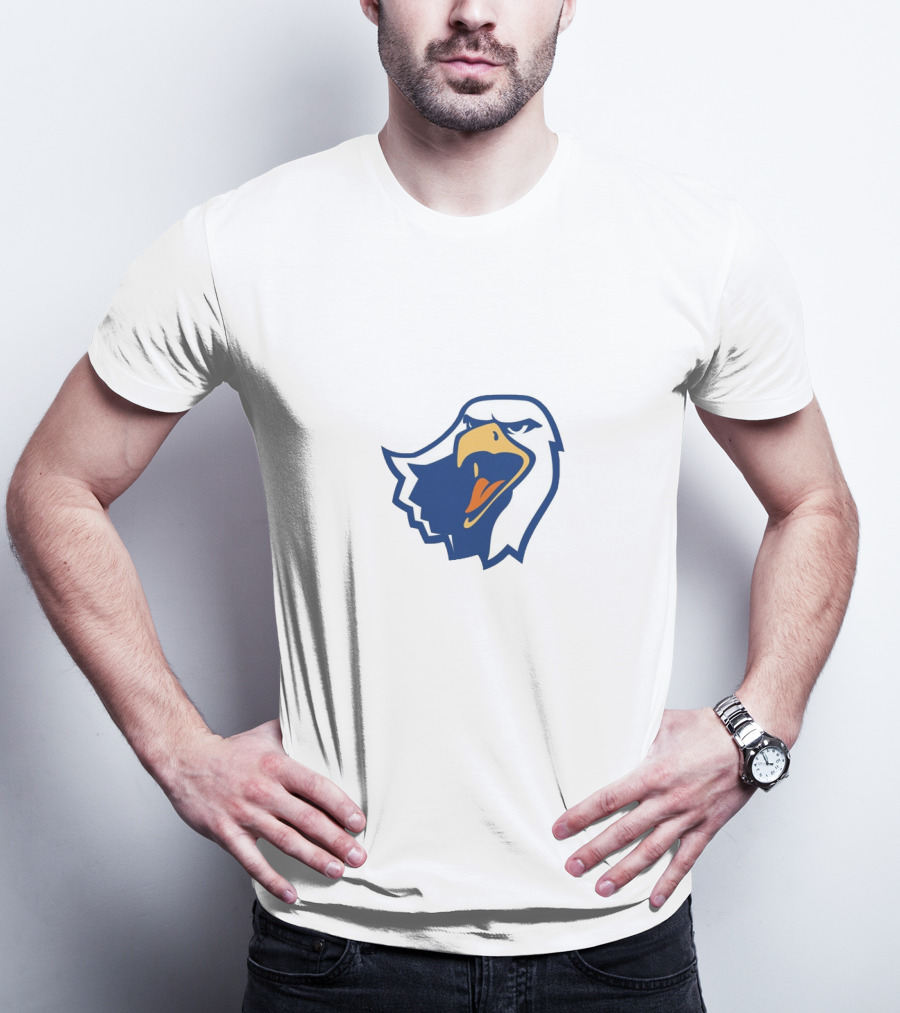 Whitney Simmons Bold Blue And Yellow Eagle T-Shirt