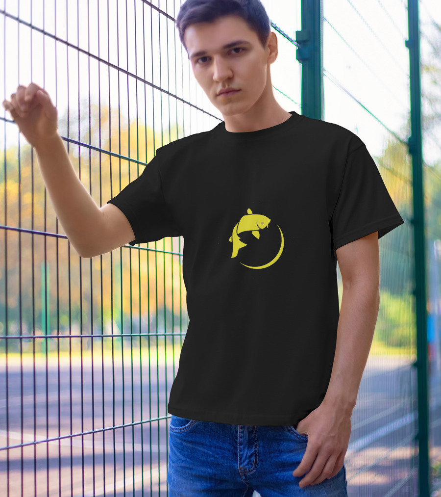 Alex Epic Koi Moon Yellow T-Shirt