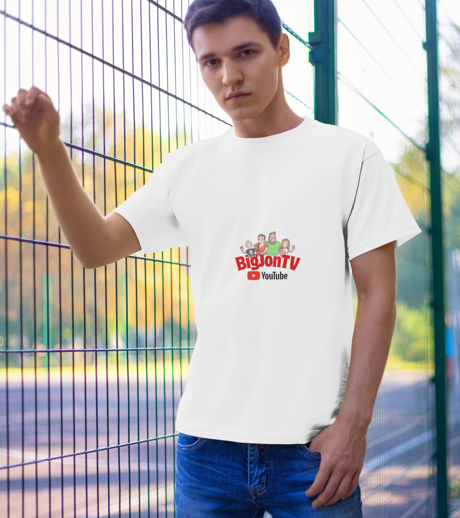 BigJonTV YouTube Family Cartoon T-Shirt