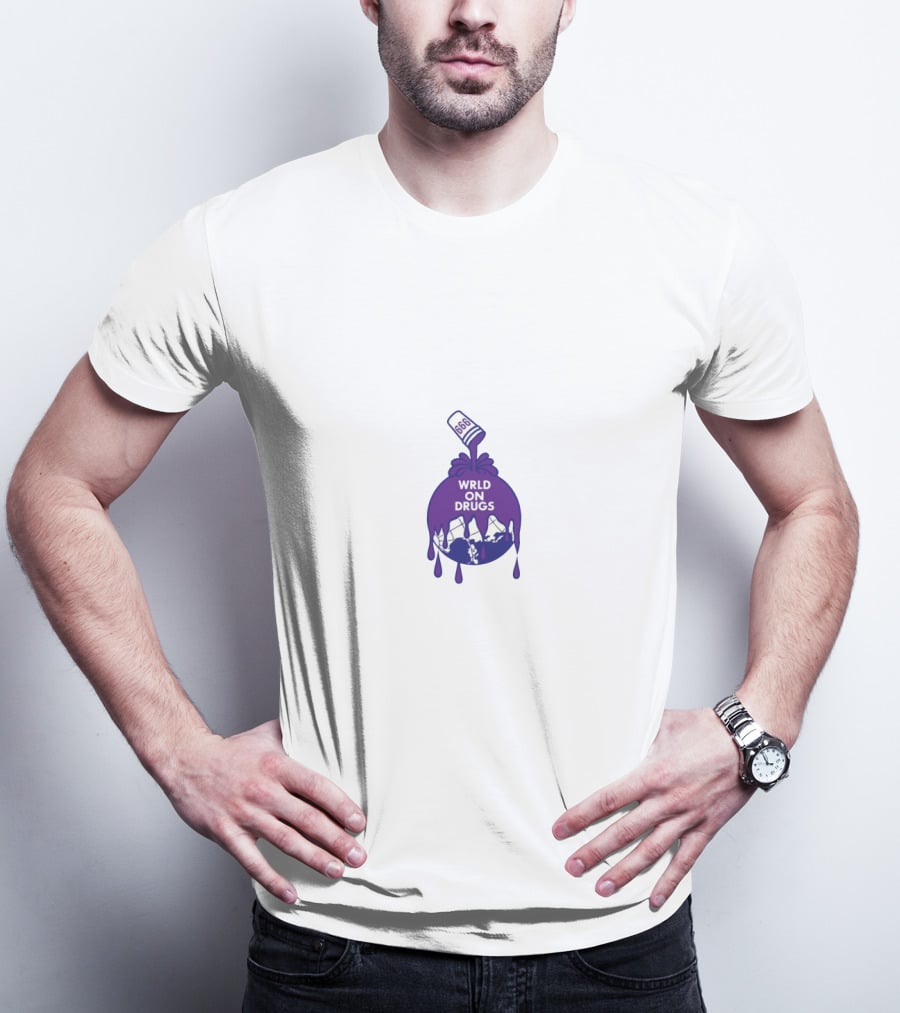 Juice WRLD On Drugs 999 Purple Iconography T-Shirt