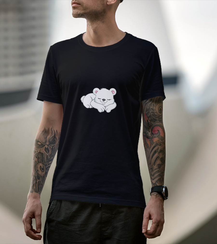 Kio Cyr Sleeping Bear Cartoon T-Shirt