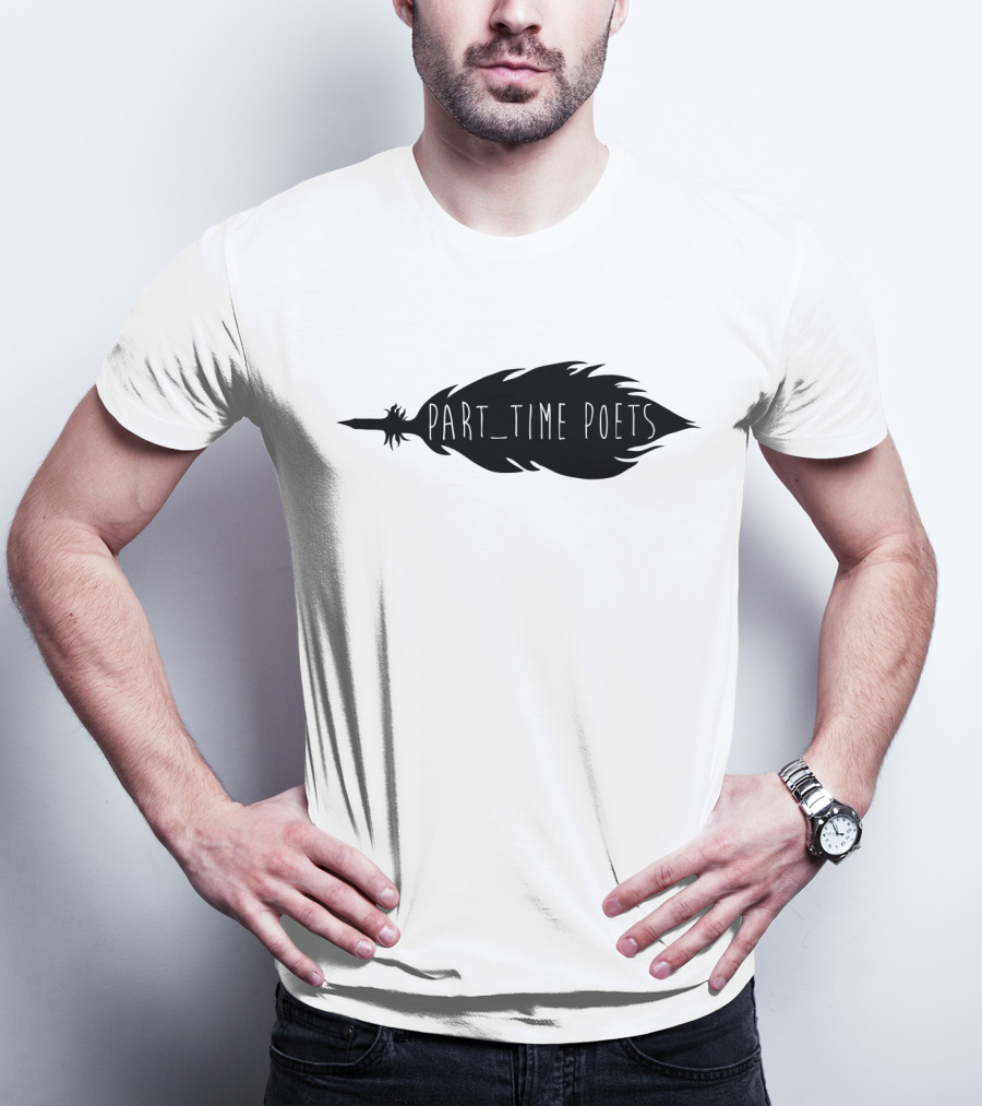 Part Time Poets Feather Quill T-Shirt