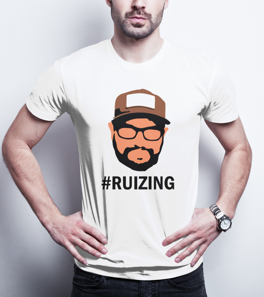 Ruizing Iconic Beard Glasses Cap Face T-Shirt