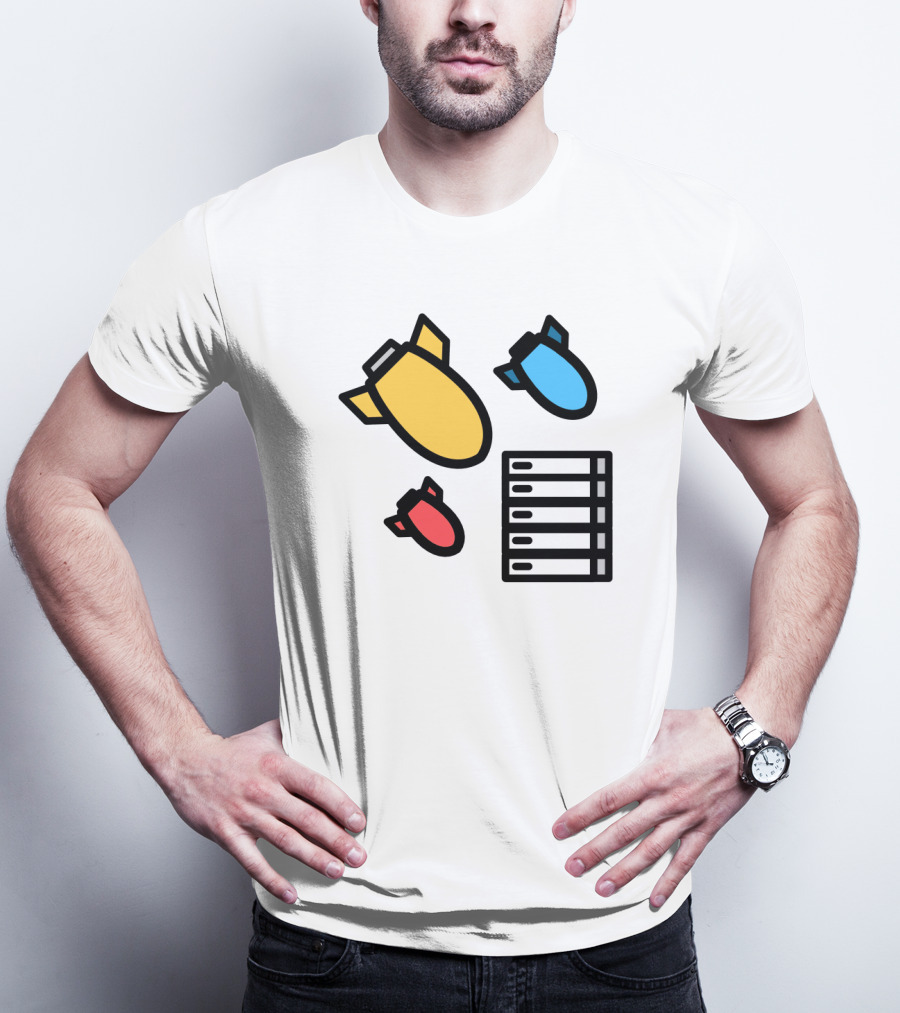 DDOS Attacks Bombarding Server Iconic T-Shirt