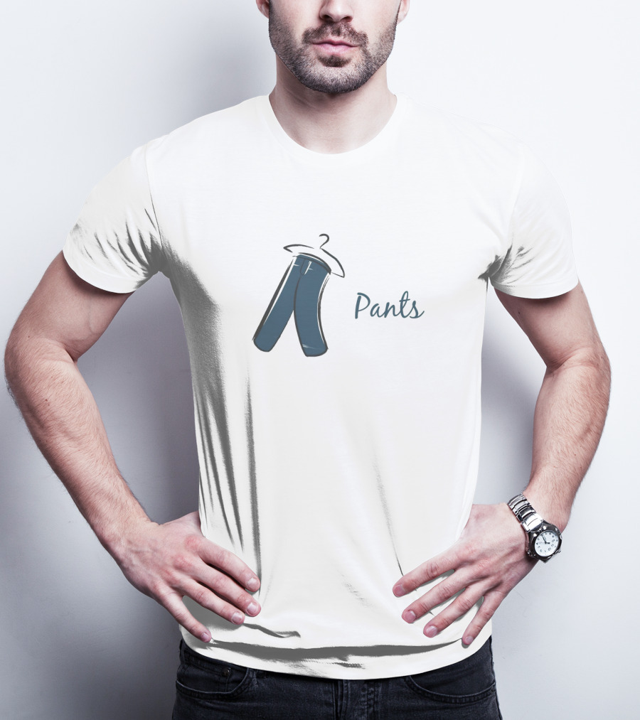 Pant Hanging On Hanger T-Shirt