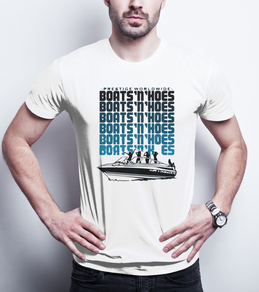 Prestige Worldwide Boats 'N' Hoes Boat T-Shirt
