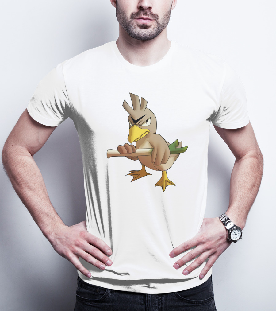 Farfetch'd Pokémon Holding Leek T-Shirt