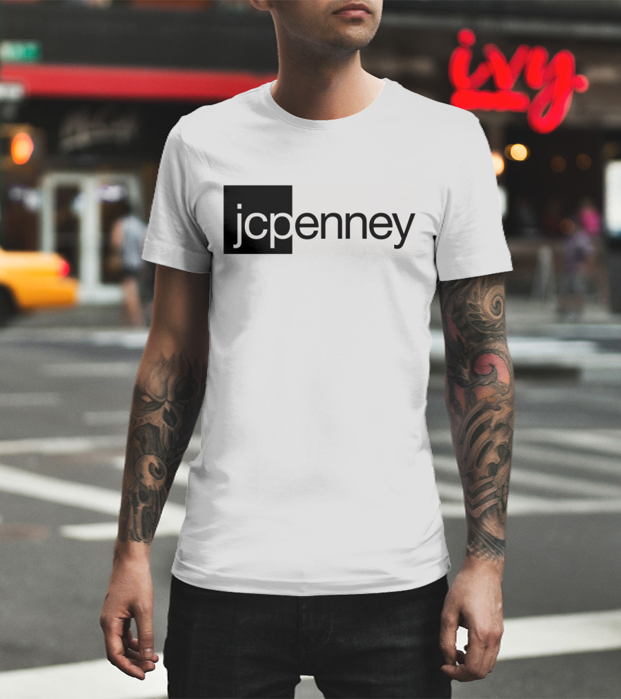 JCPenney Black And White Modern T-Shirt