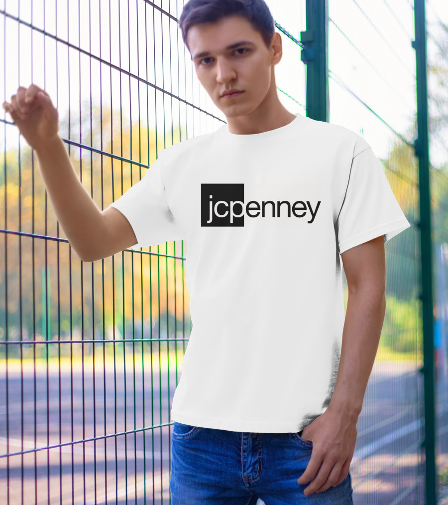 JCPenney Black And White Modern T-Shirt