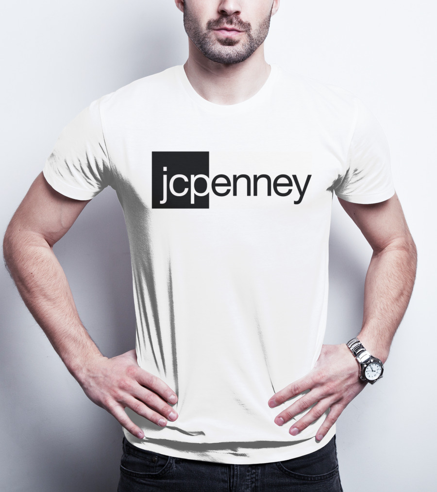 JCPenney Black And White Modern T-Shirt
