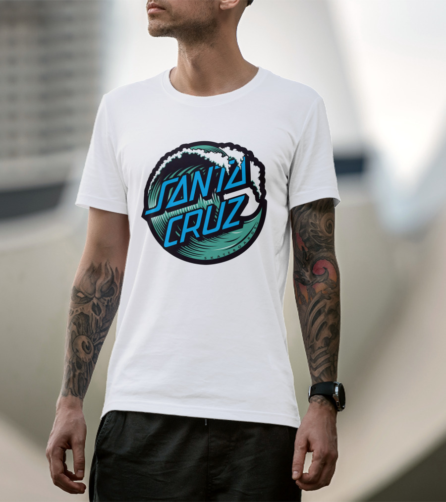 Santa Cruz Skateboards Wave T-Shirt