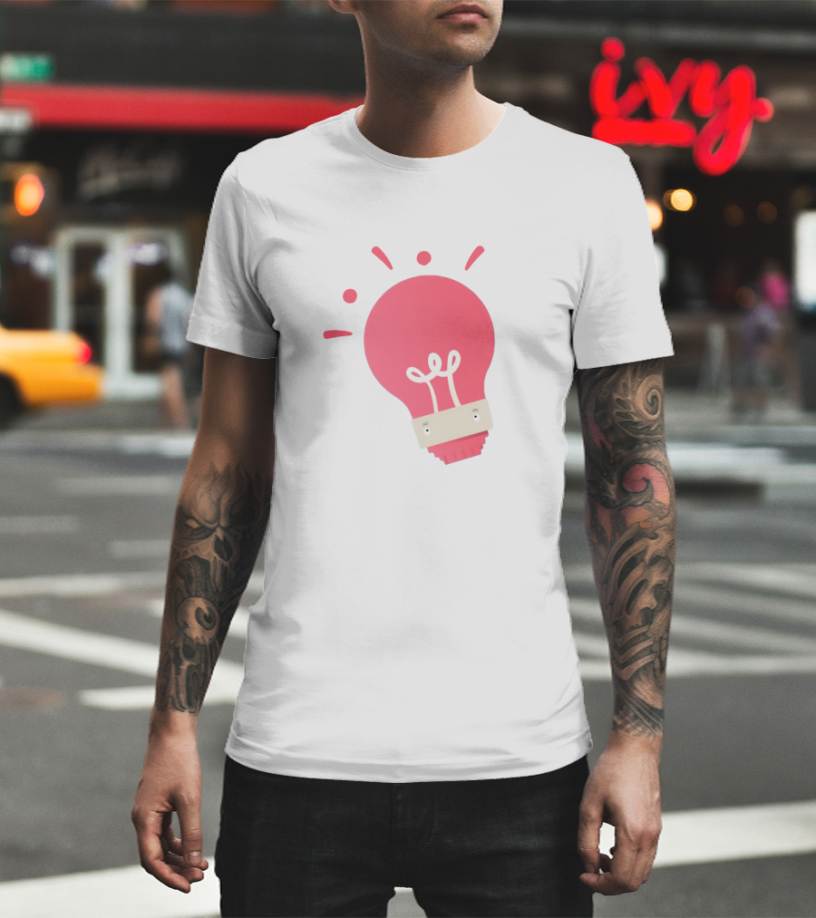 Create Light Bulb Icon Creativity Concept T-Shirt