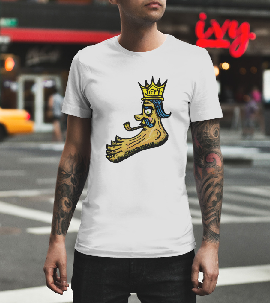 Jiffy J. Jacksonville Crowned Foot With Pipe T-Shirt