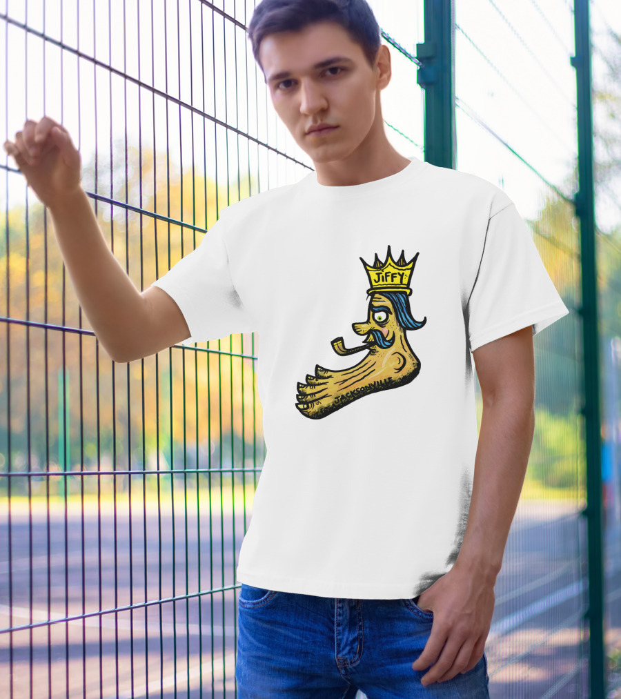 Jiffy J. Jacksonville Crowned Foot With Pipe T-Shirt