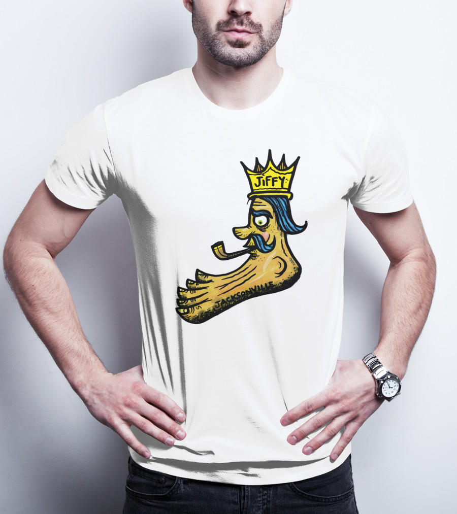 Jiffy J. Jacksonville Crowned Foot With Pipe T-Shirt