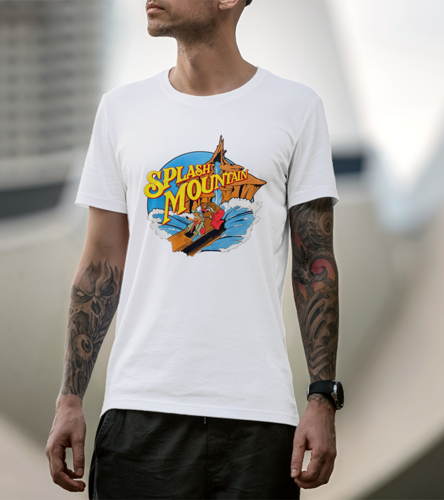 Splash Mountain Ride Log Flume Adventure Disney Characters T-Shirt