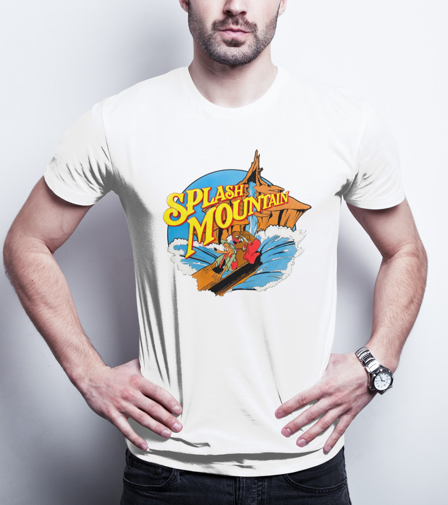 Splash Mountain Ride Log Flume Adventure Disney Characters T-Shirt