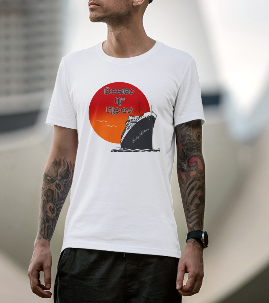 Boats N' Hoes Prestige Worldwide Step Brothers Sun Cruise T-Shirt