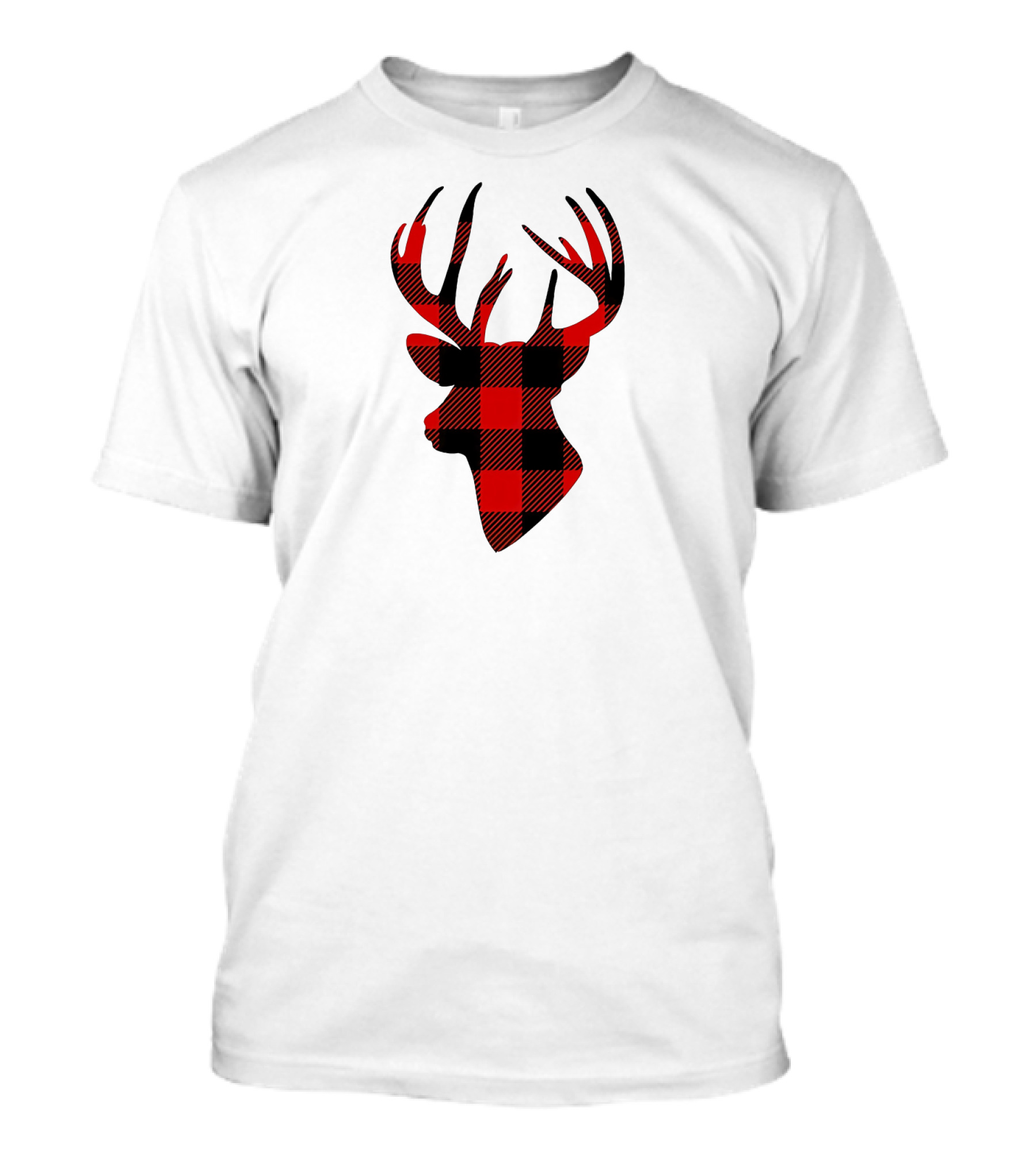 Buffalo Plaid Deer T-Shirt