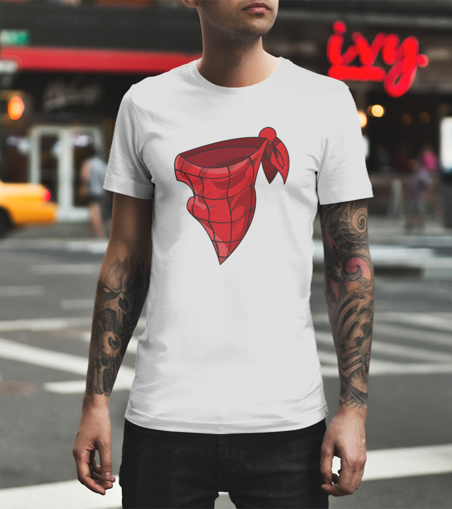 Bandana Paisley Red Scarf T-Shirt