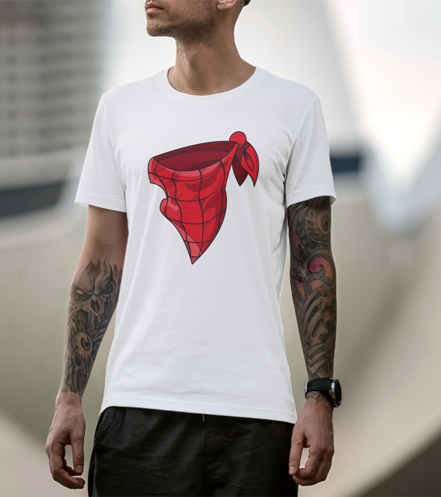 Bandana Paisley Red Scarf T-Shirt