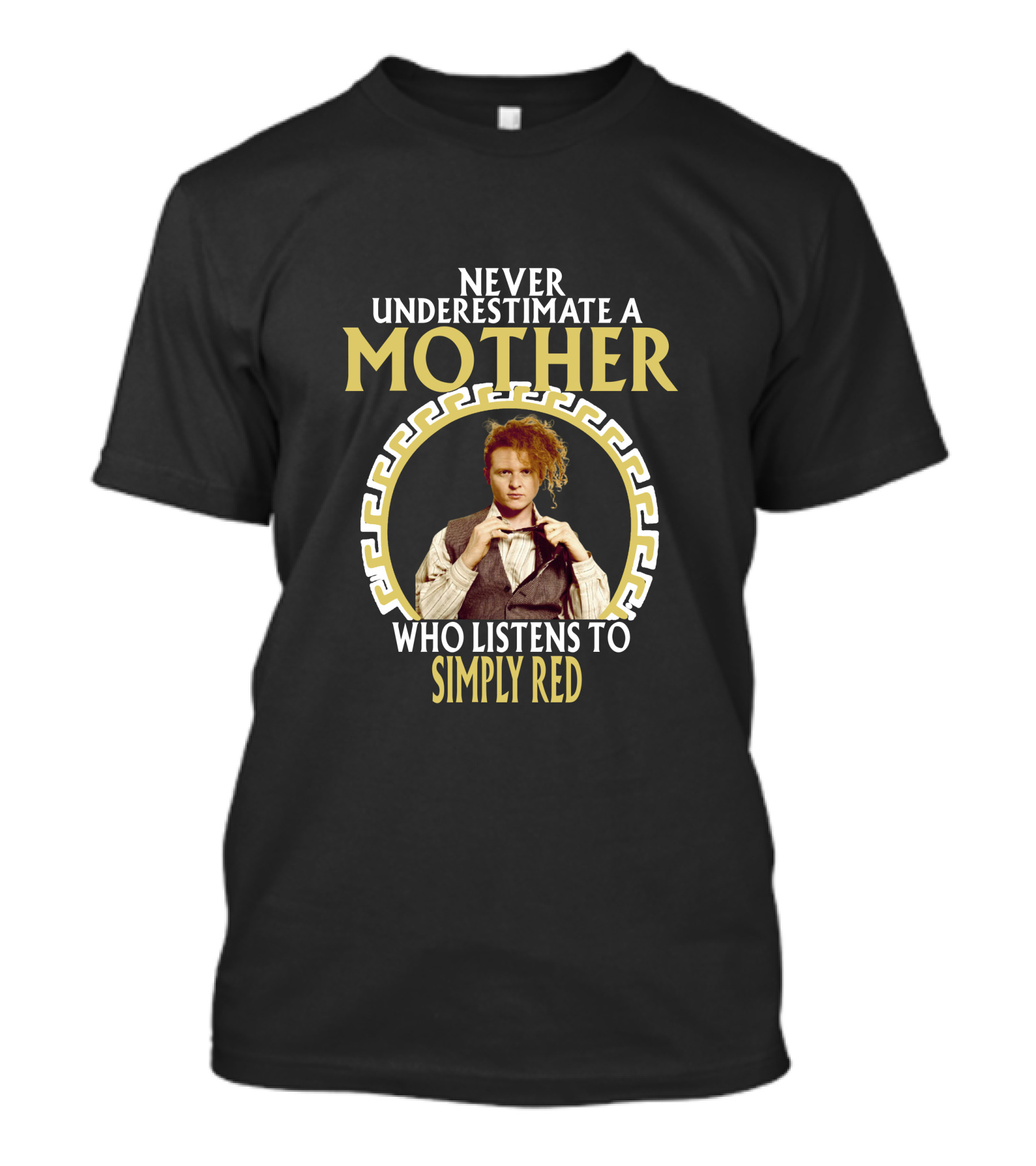 NEVER UNDERESTIMATE A MOTHER WHO LISTENS TO SIMPLY RED T-Shirt