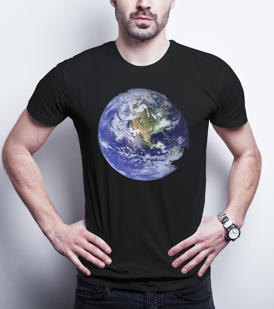 Earth Planet Our Home Image In The University T-Shirt