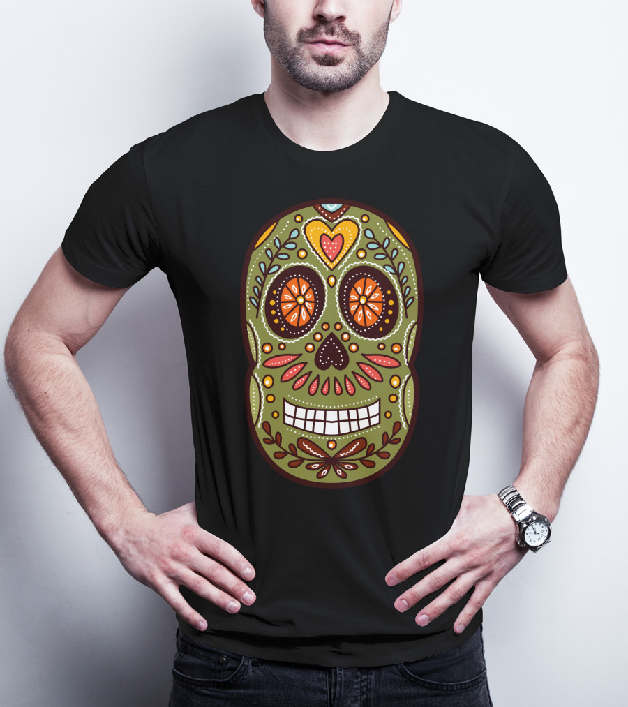 Day Of The Dead Sugar Skull 422 T-Shirt