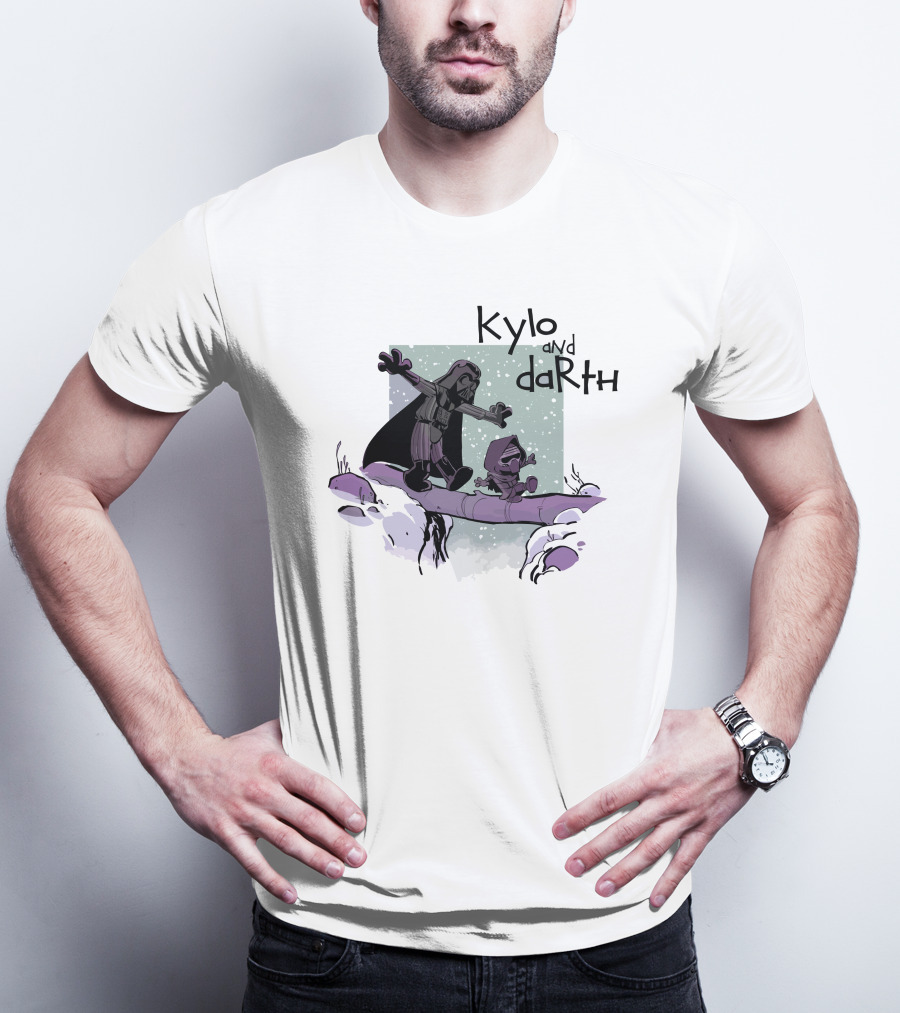 Kylo And Darth Snowy Adventure T-Shirt