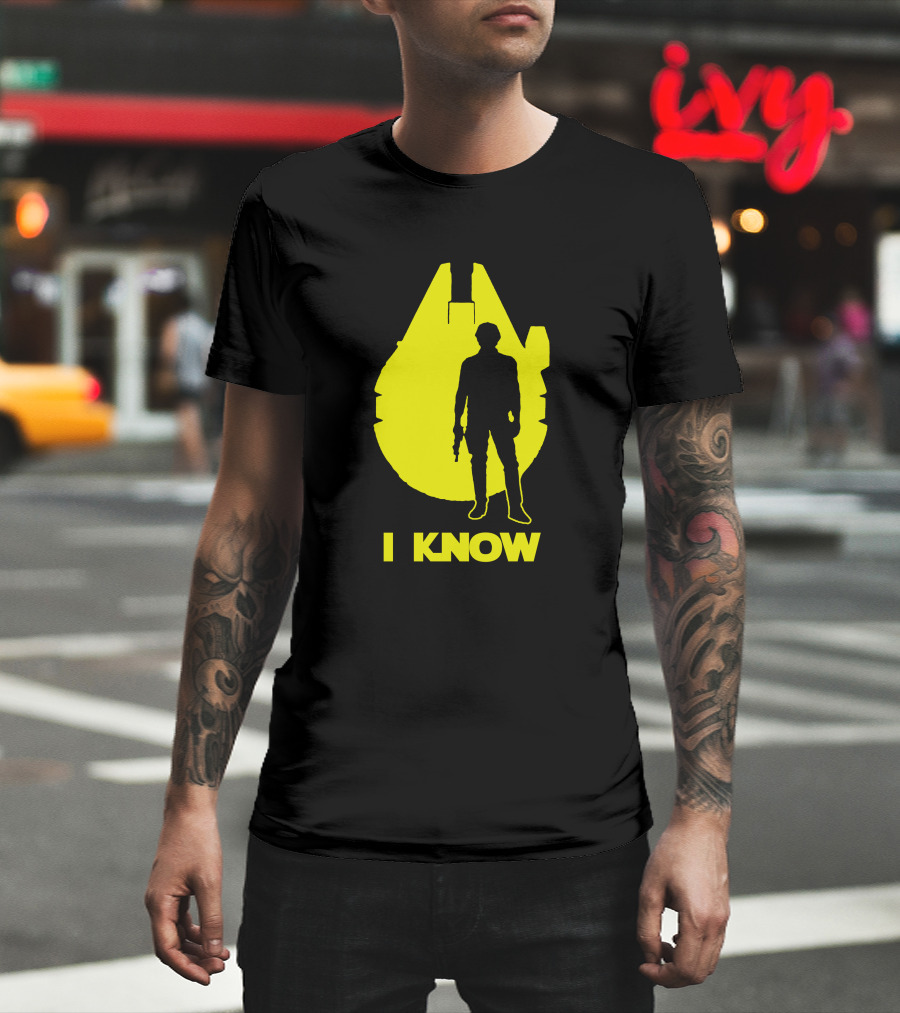 Starwar Couple I Know Millennium T-Shirt