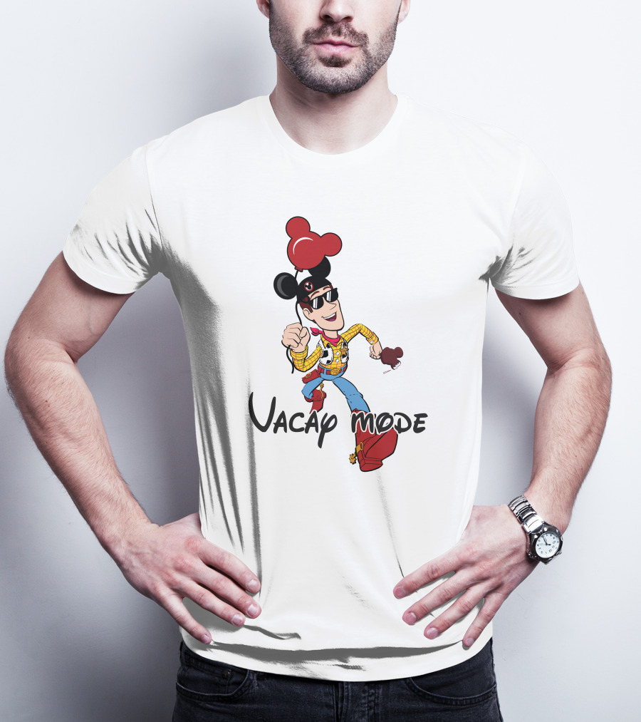 Vacay Mode Woody Mickey Ears Fun Adventure T-Shirt