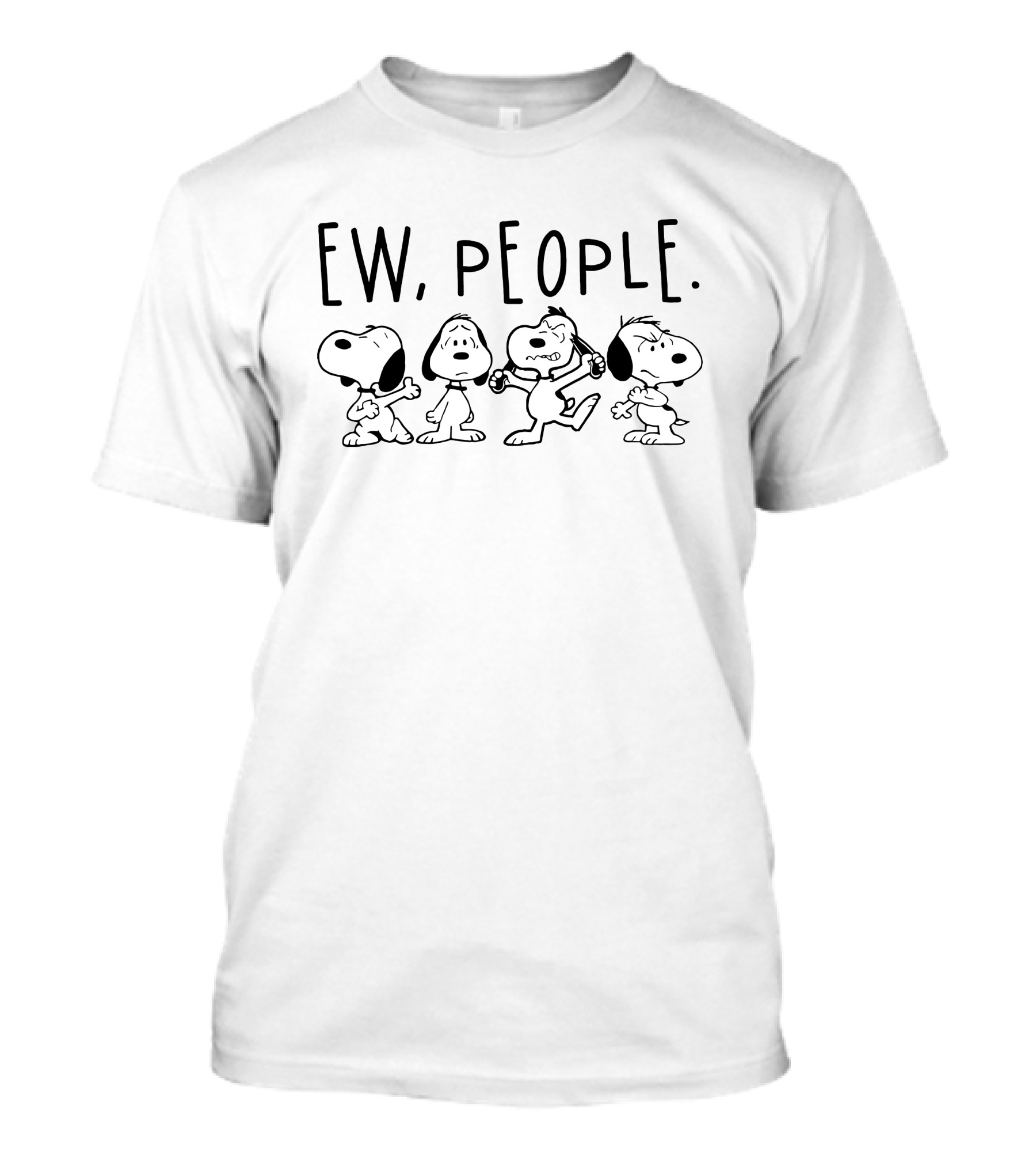 Ew People Snoopy And Friends Peanuts Characters T-Shirt
