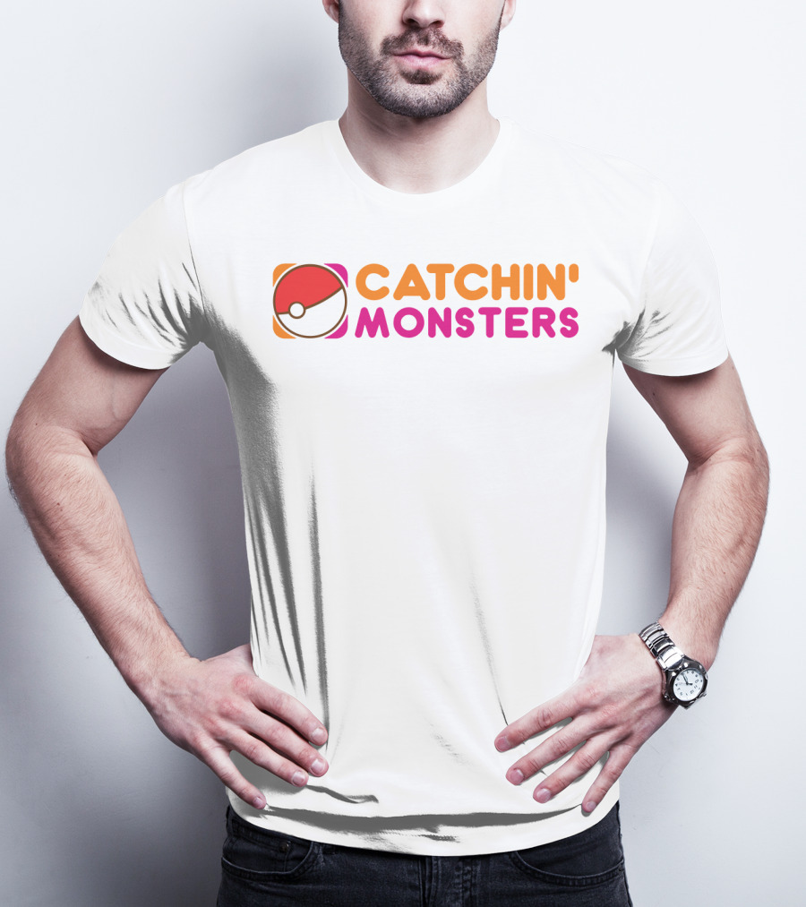 CATCHIN' MONSTERS Poké Ball T-Shirt