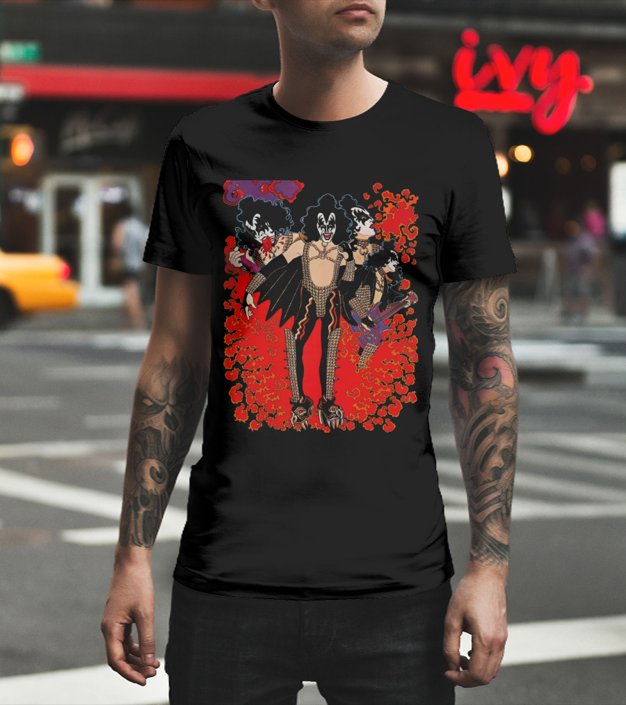 GS1 Solo Rock Musician Iconic Face Paint And Costume T-Shirt
