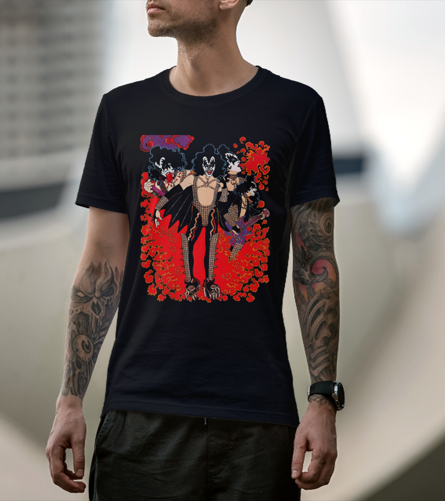 GS1 Solo Rock Musician Iconic Face Paint And Costume T-Shirt