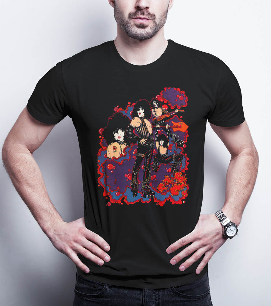 PS1 Solo Paul Stanley Kiss Retro Comic T-Shirt
